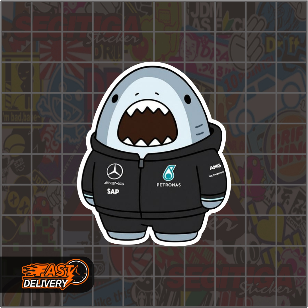 Jual Sticker Hiu AMG Ukuran 5 x 6 Cm | Shopee Indonesia