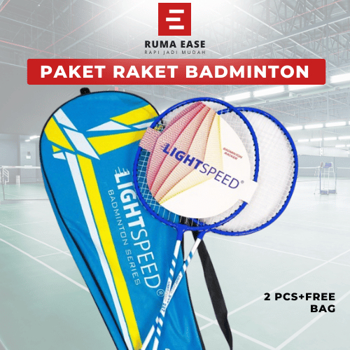 Jual Raket Badminton Original PAKET Isi 2 Pcs Raket Bulutangkis ...