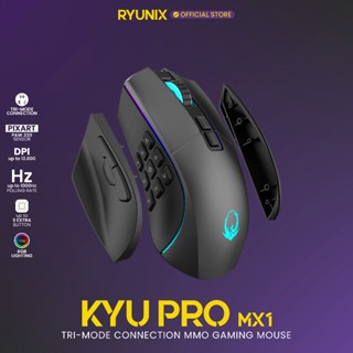 Jual Sades Ryunix Mouse Gaming Wireless Bluetooth MMO MOBA KYU Pro MX1 ...