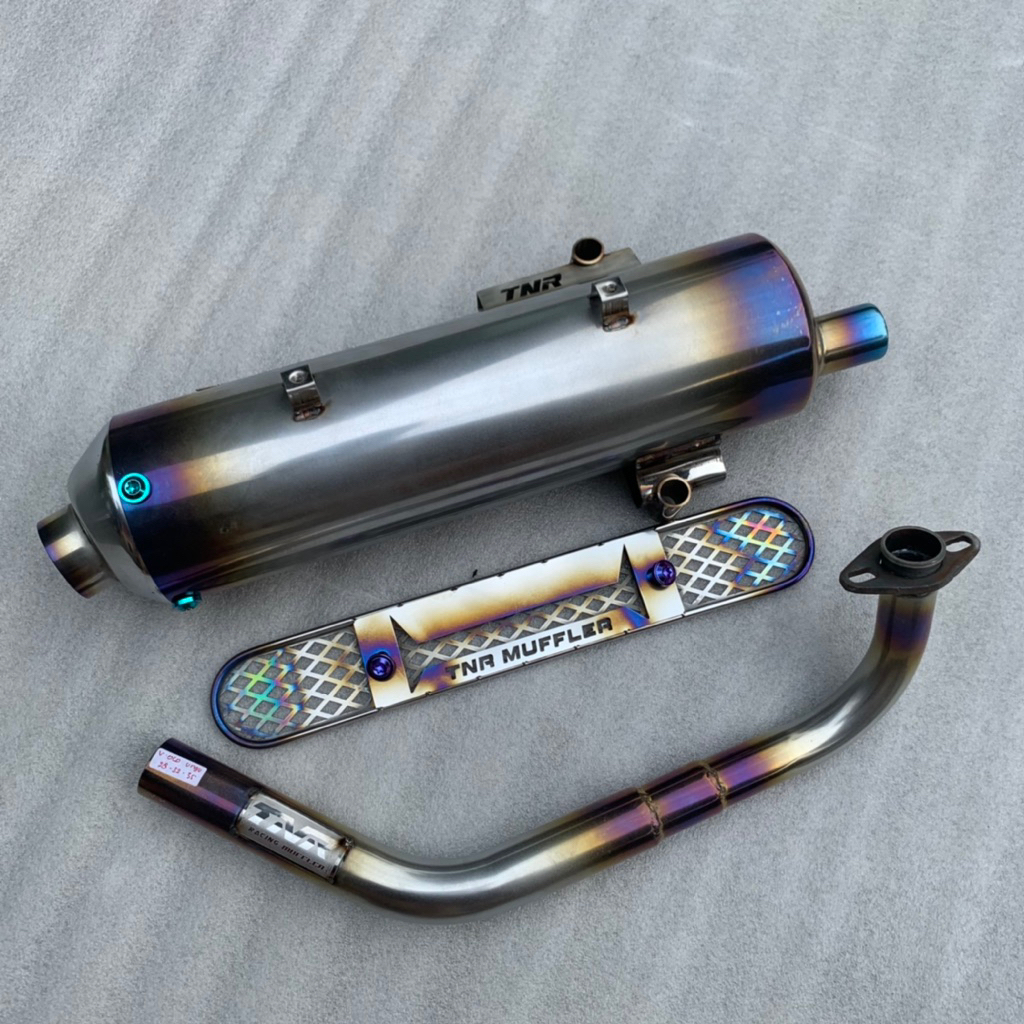 Jual knalpot kondoman luster v2 full baut titan TNR RACING MUFFLER ...