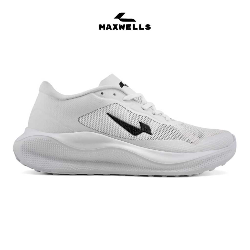 Jual Maxwells - Glacier Putih Polos Sepatu Olahraga Lari Running Pria ...