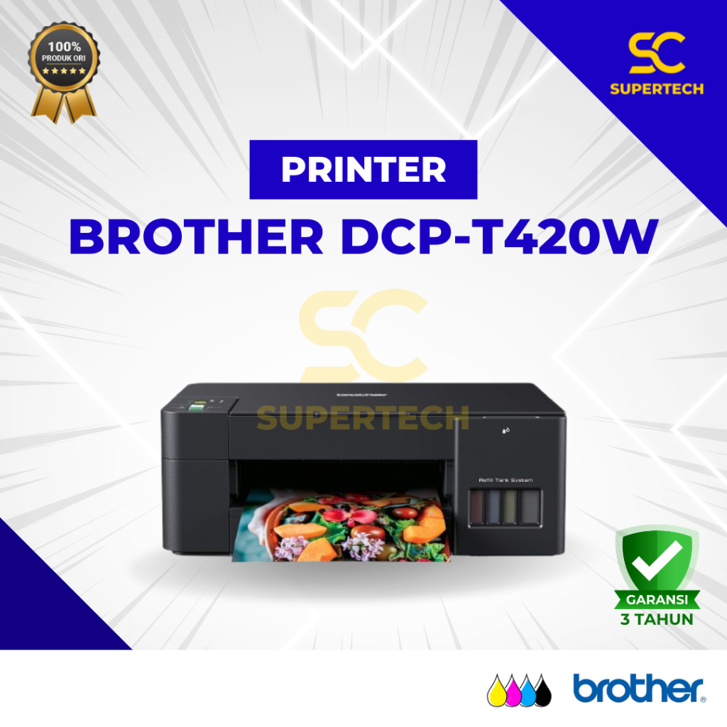 Jual ! TERMURAH ! !NEW SERIES! Printer Brother DCP-T420W Inkjet Print ...