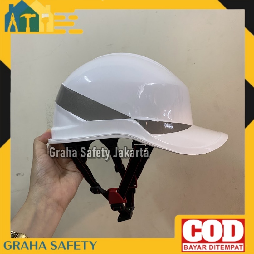 Jual Helm Safety Proyek Msa Base Ball PP Warna Putih High Quality - Hlm ...