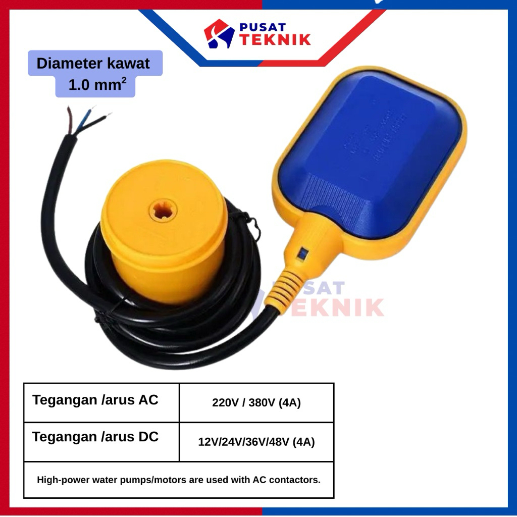 Jual Float Switch Otomatis Pengontrol Ketinggian Air - Saklar Pelampung ...