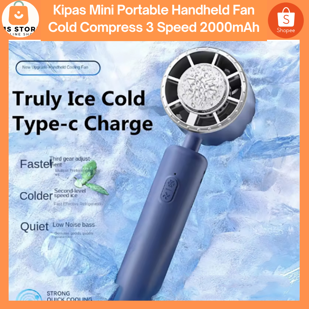 Jual Kipas Angin Portable / Kipas Mini Portable Handheld Fan Cold ...