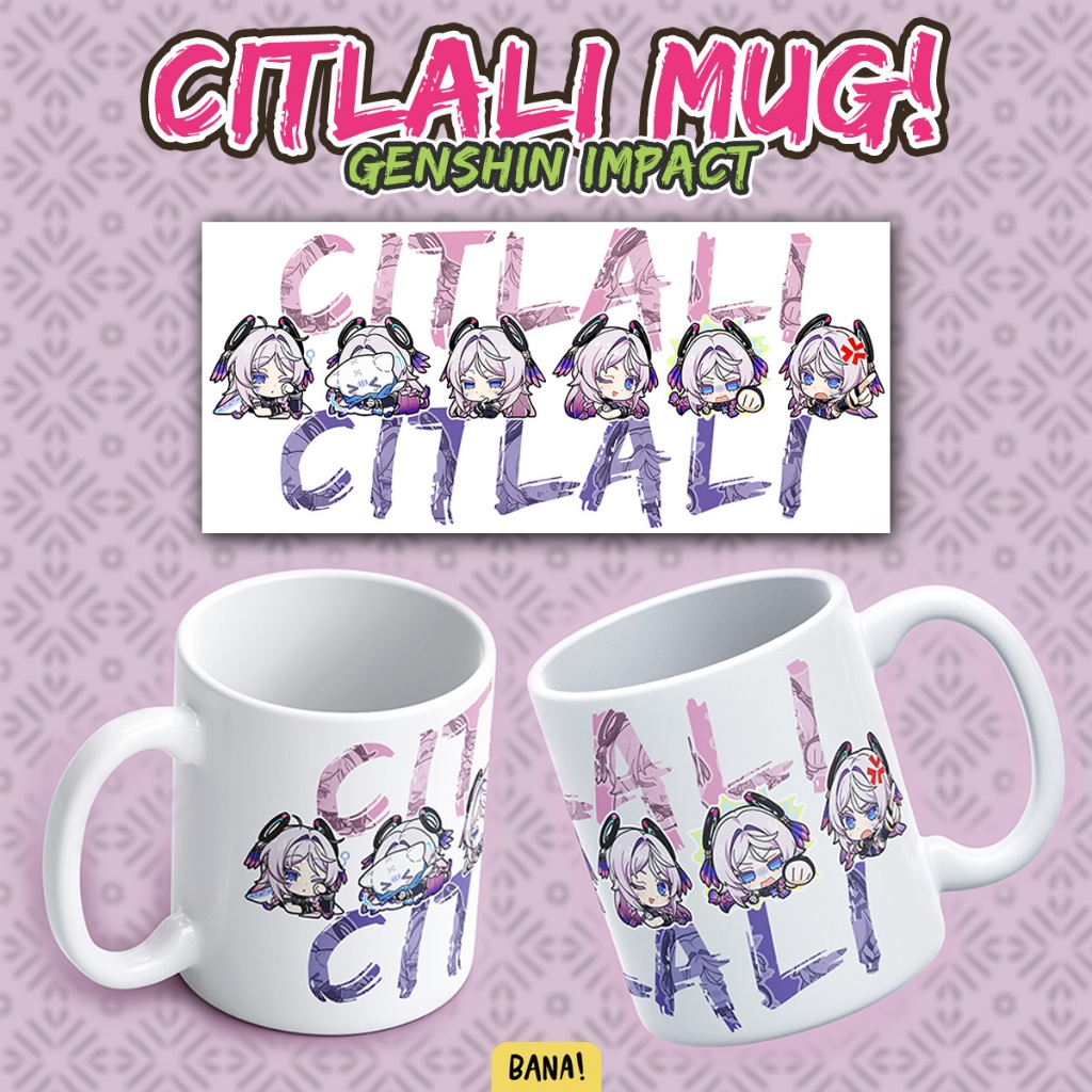 Jual Citlali Genshin Impact Mug CITLALI Gelas Anime Press Sublim | BANA ...