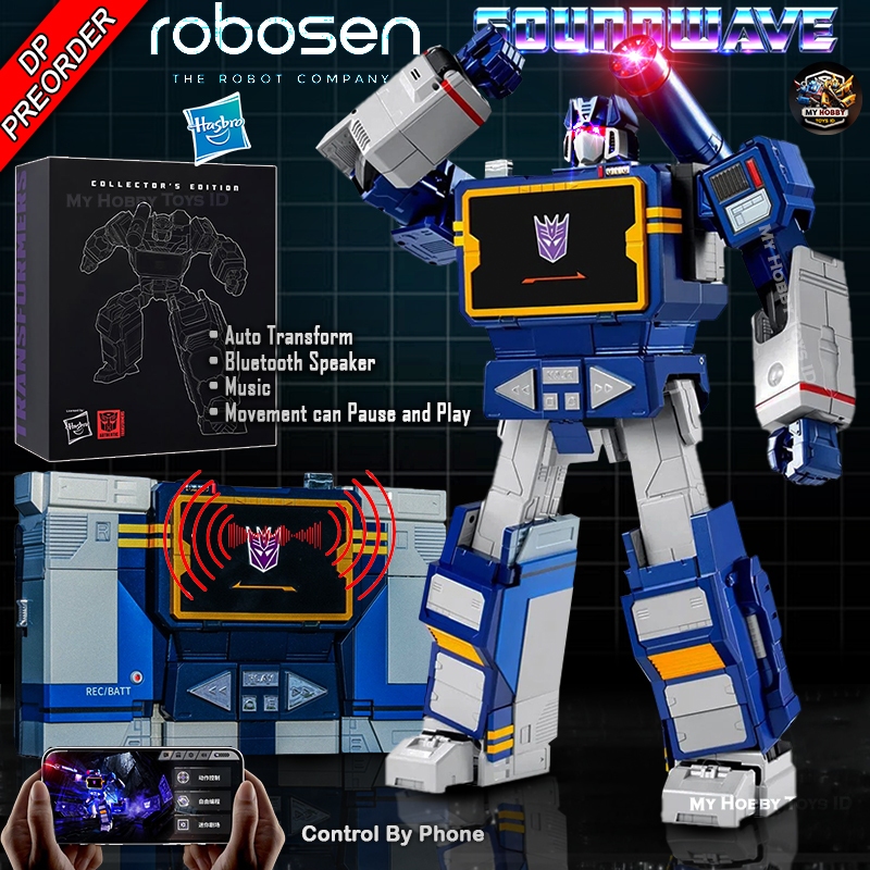 Jual 100% Original Robosen Transformers Robot Soundwave Transform Tape ...