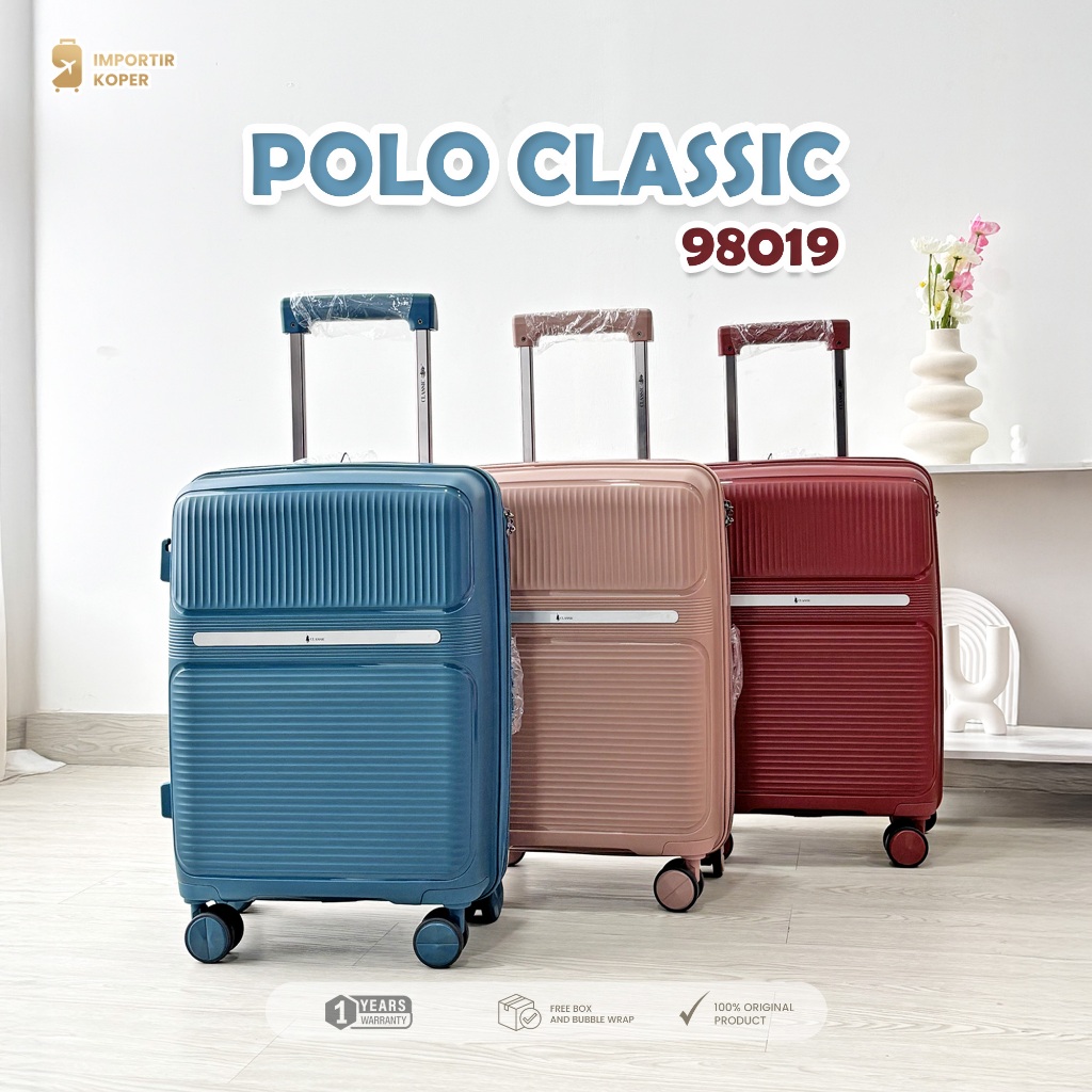 Jual Importir Koper Polo Classic Original Luxe Series 20 Inch Size ...