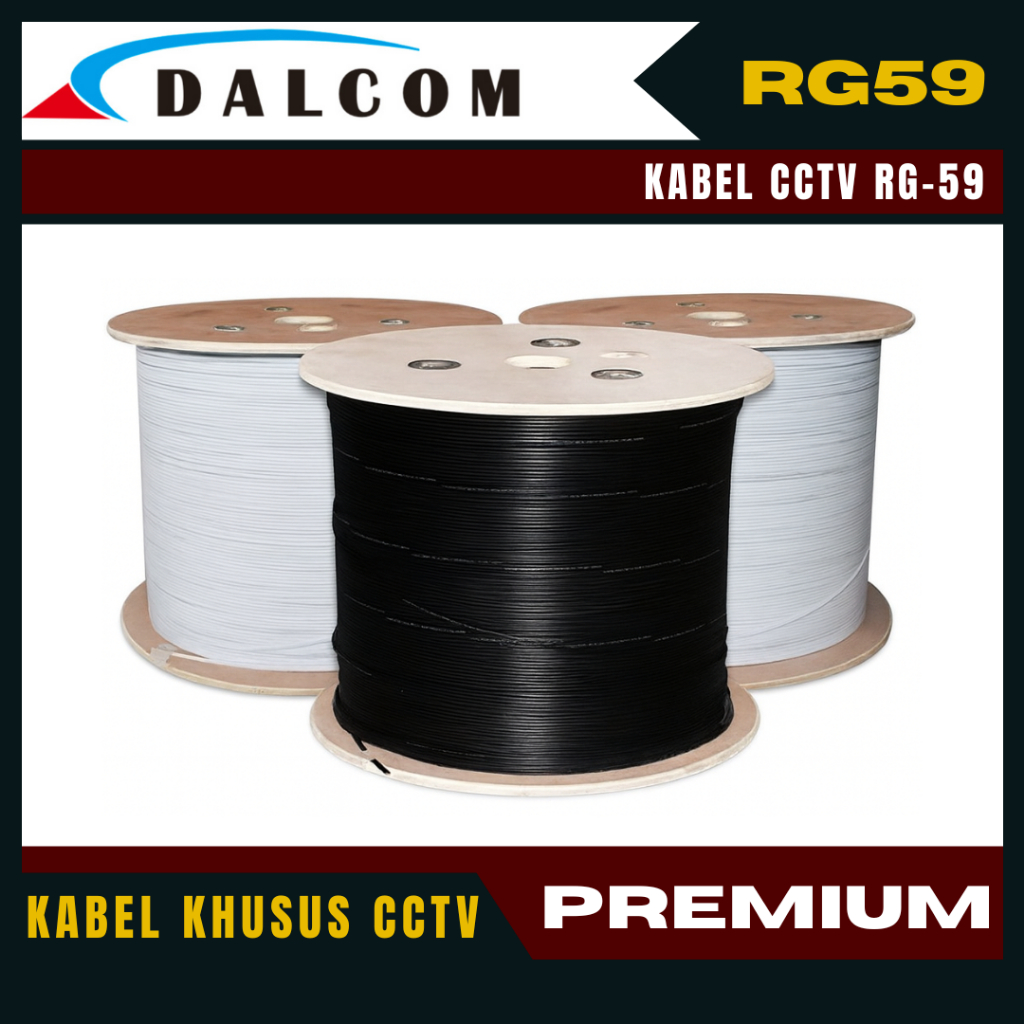 Jual kabel cctv rg59 plus power 100 meter | Shopee Indonesia