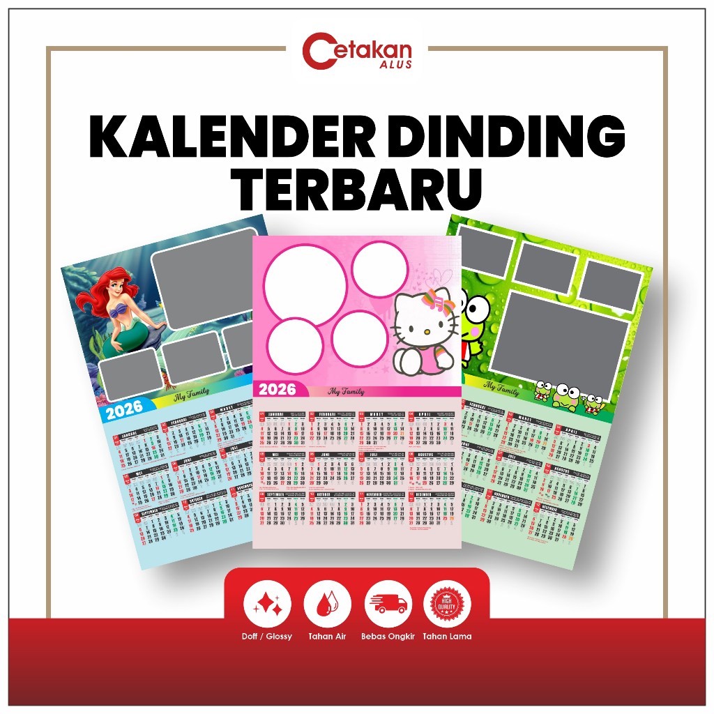 Jual KALENDER DINDING TERBARU FINISHING KLEP KALENG DAN RING | Shopee ...