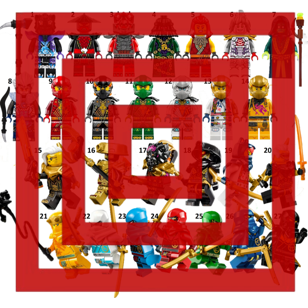 Jual Ninjago Kai Lloyd Nya Jay Zane Cole Zarkt Drix Wyldfyre Pixal Arin ...