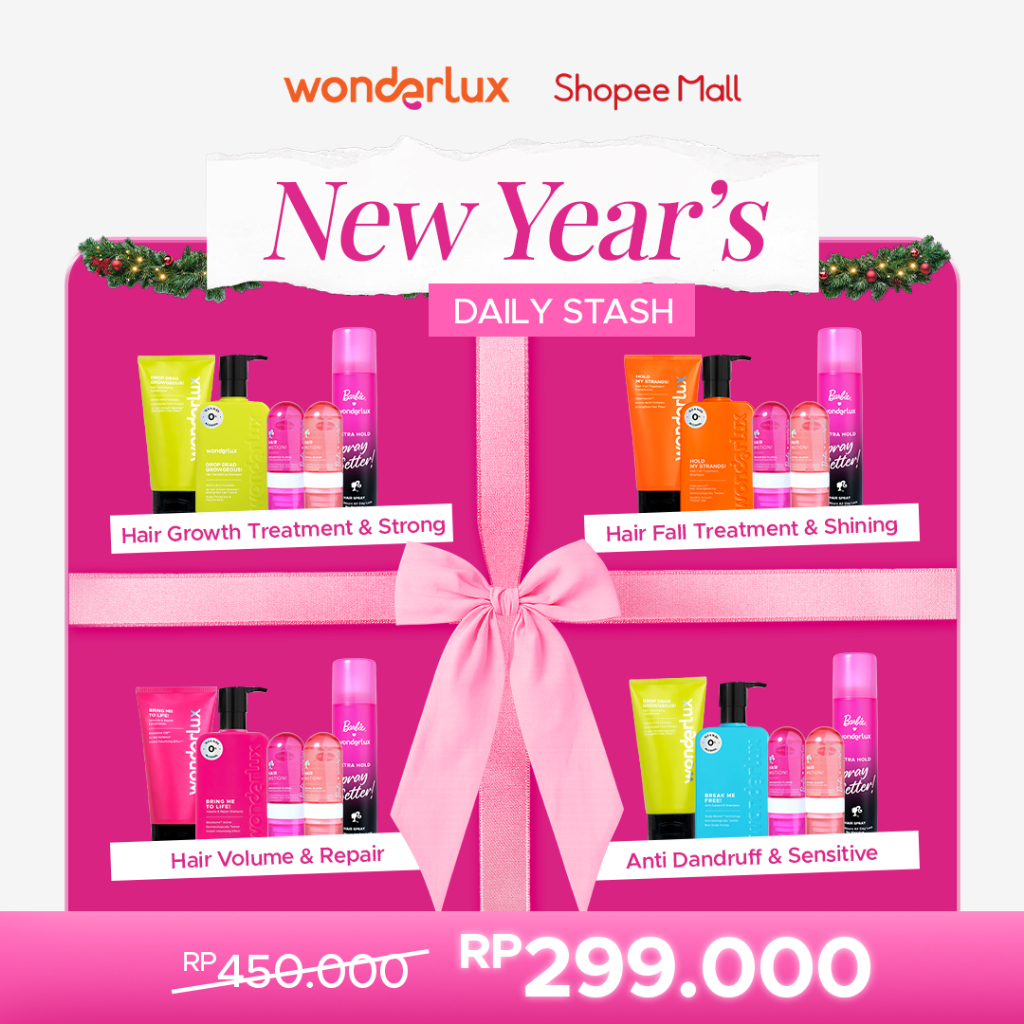 Jual Wonderlux New Year's Daily Stash (Basic) Shampoo 250ml Haircare ...