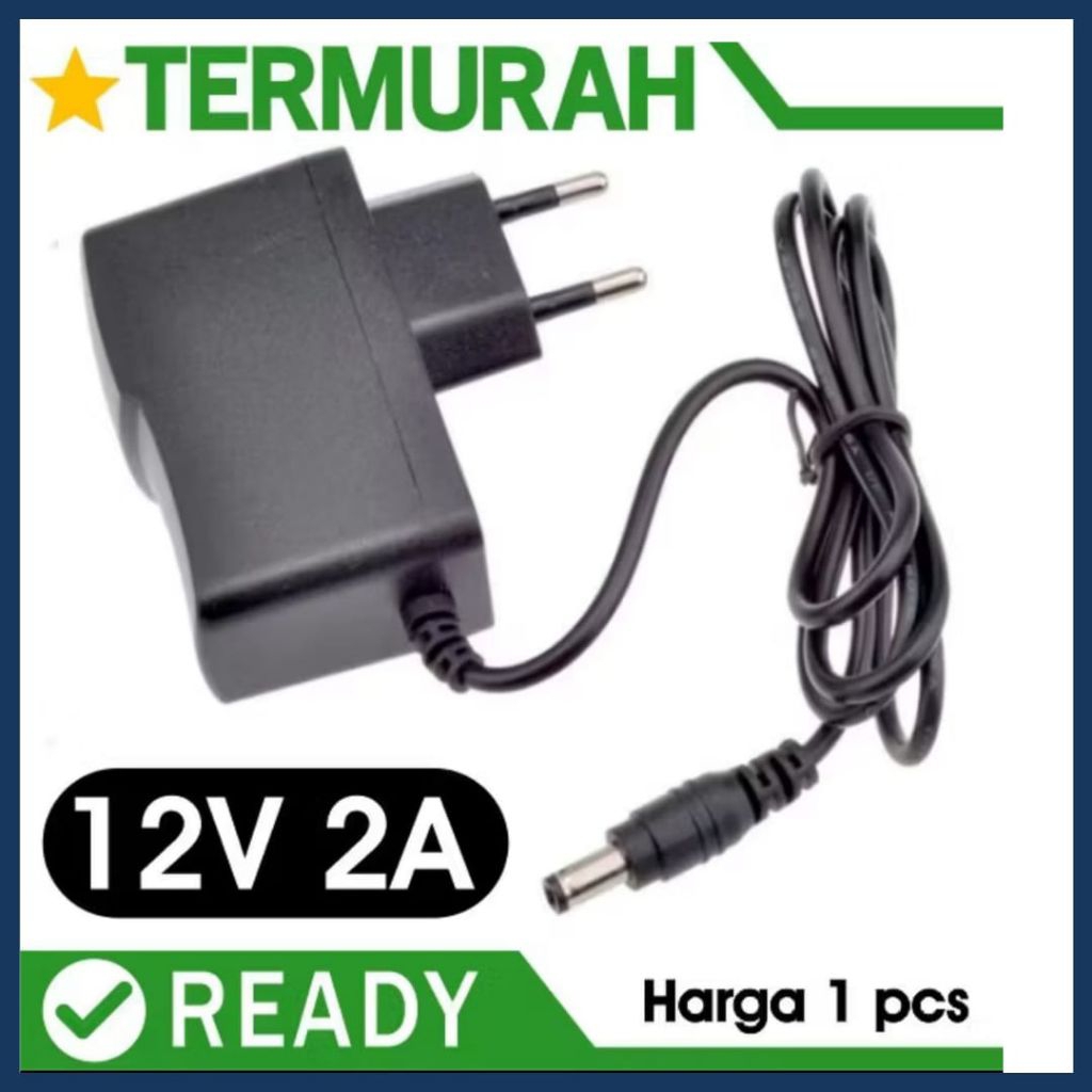 Jual Adaptor 12V 1A Power Adaptor LED CCTV Modem Router ampere xitey ...
