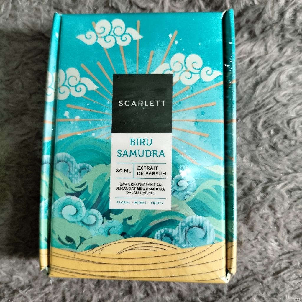 Jual Scarlett Extrait De Parfum Biru Samudra 30ml | Shopee Indonesia