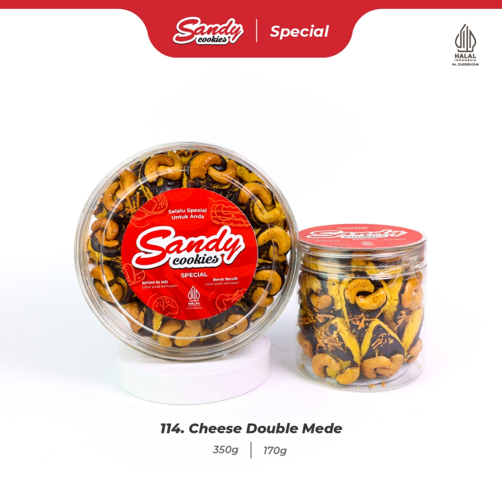 Jual 114. Cheese Double Mede - Kue Kering Sandy Cookies Special ...