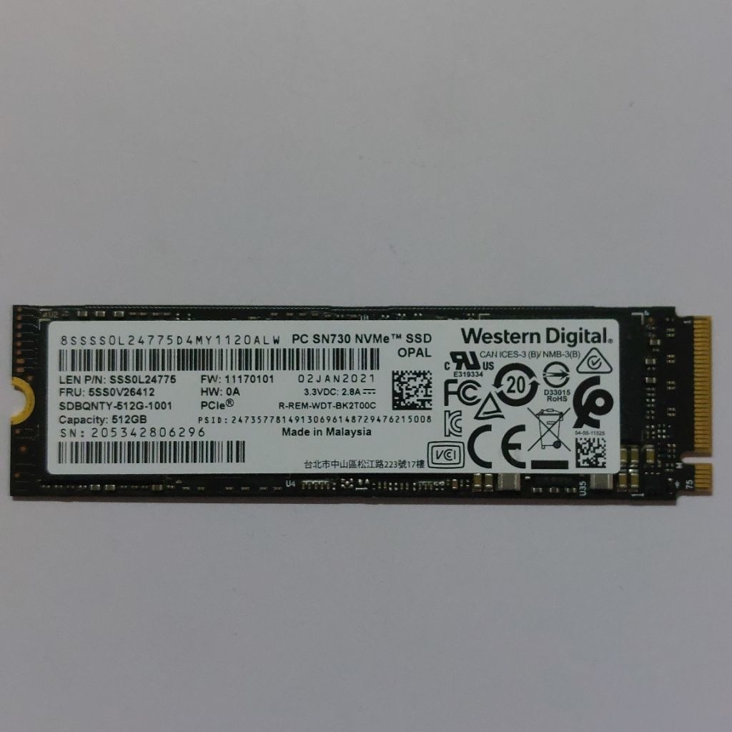 Jual SSD M.2 NVME 2280 512 GB WD Western Digital PC SN730 | Shopee ...