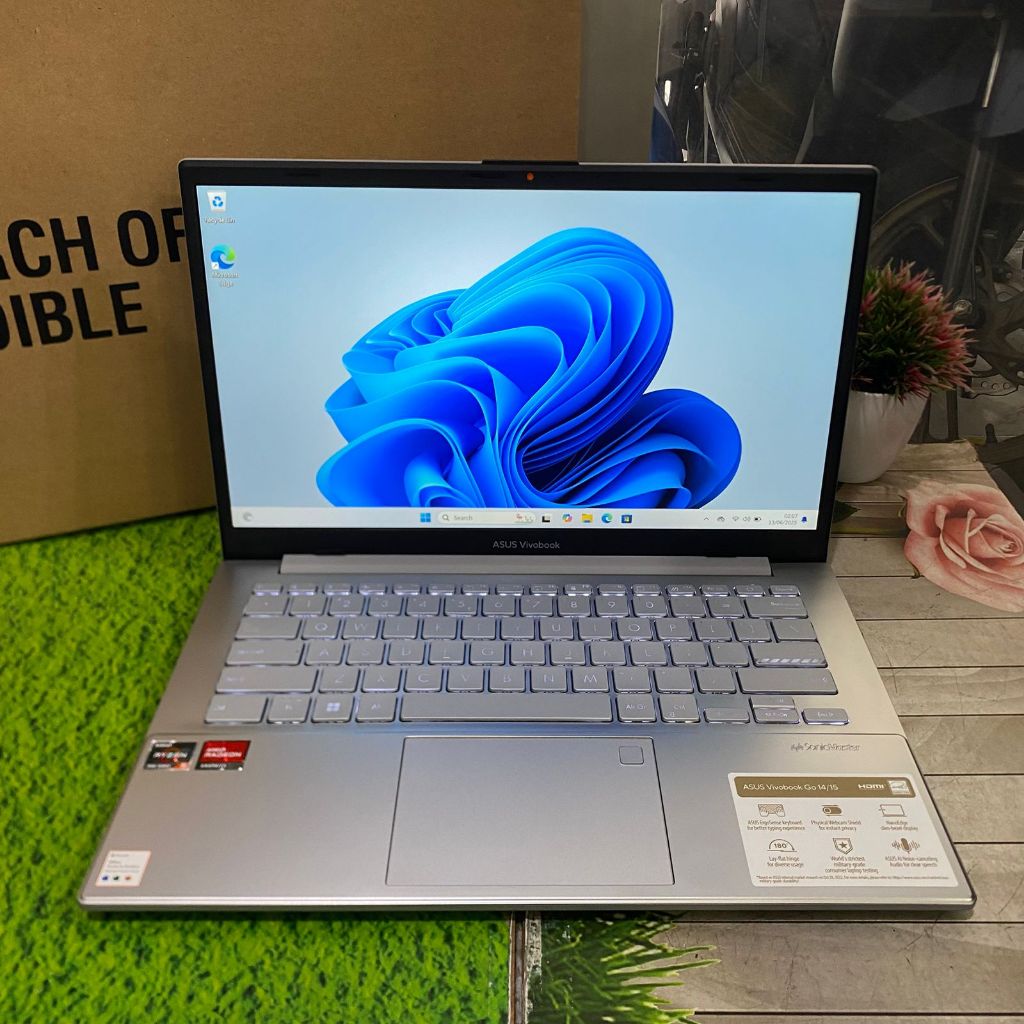 Jual New Asus Go 14 E1404FA Ryzen 5-7520U RAM 8GB SSD 512GB 14" FHD ...