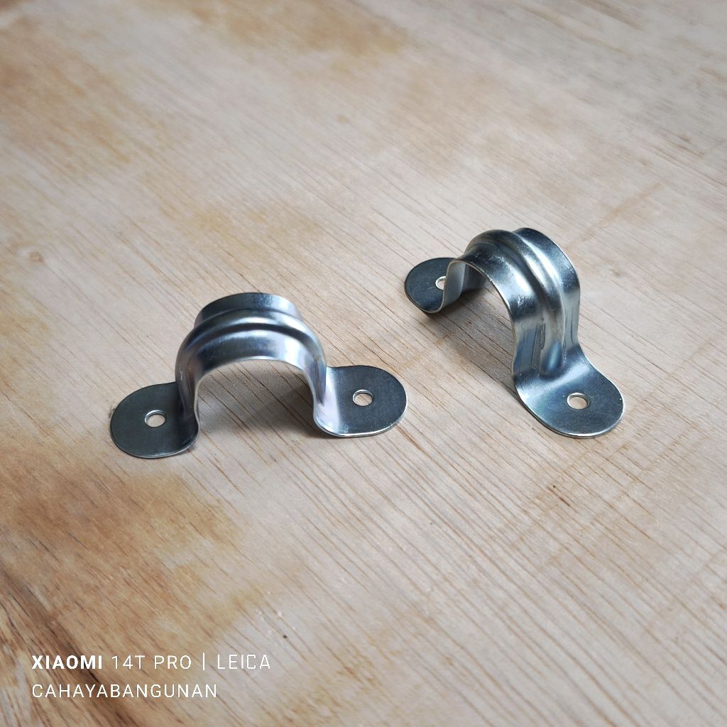 Jual Klem Pipa Plat Besi Omega U Clamp 1/2" Inc Inch 1/2Inch 1/2Inc ...