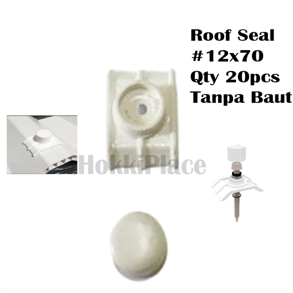 Jual Tutup Baut Roofing UPVC 20 pcs / Alderon Roof Seal Atas UPVC ...