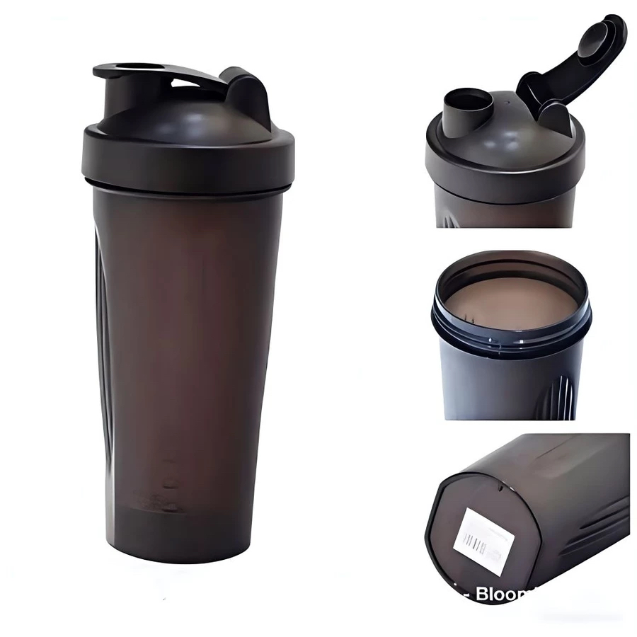 Jual Botol Shaker Hitam FREE PP Botol Gym Polos Botol Susu Shaker Susu ...