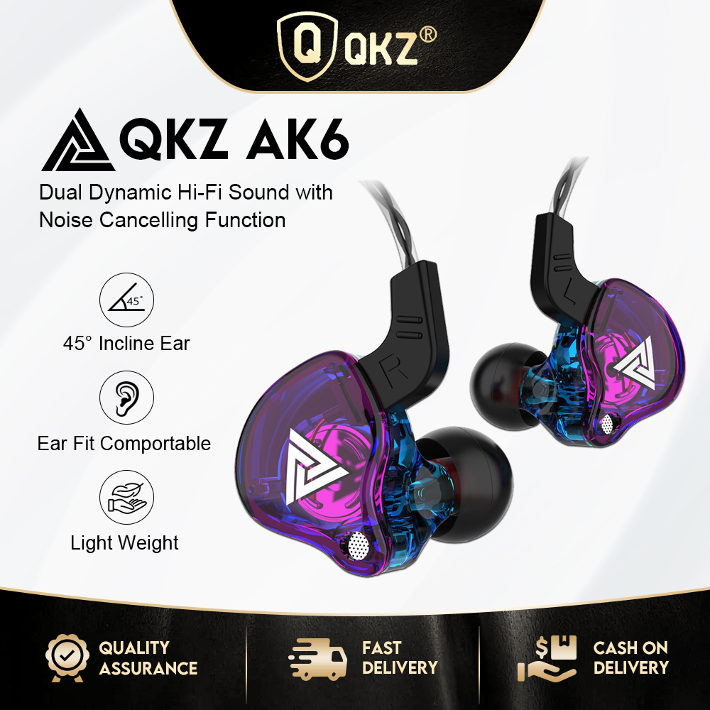 Jual QKZ AK6 AK6 Pro AK6 Max di Earphone HiFi Audiophile Subwoofer ...