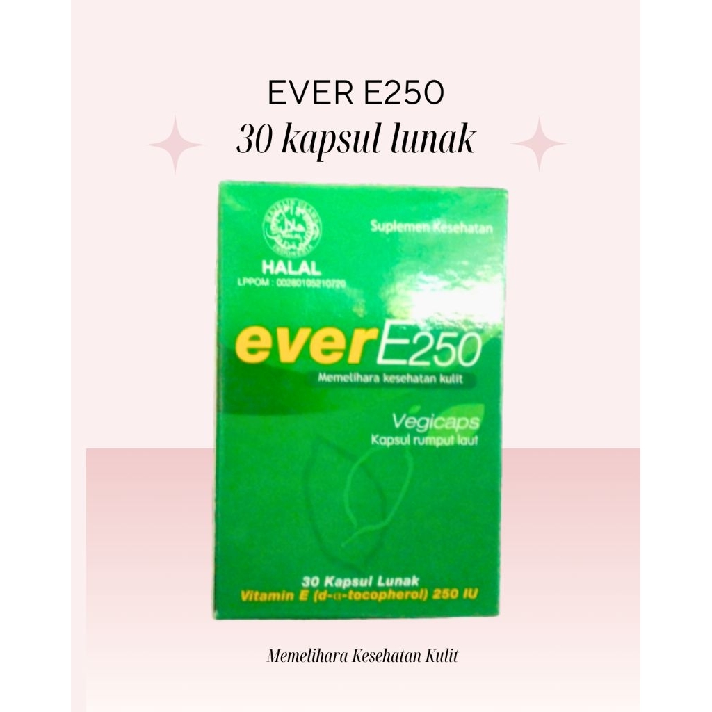 Jual EVER E 250 ISI 30 KAPSUL LUNAK | Shopee Indonesia