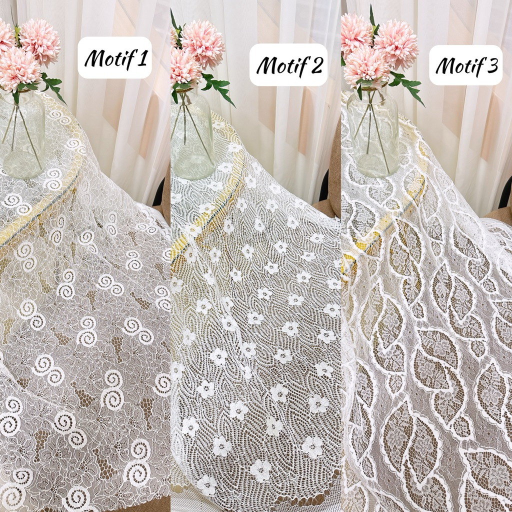 Jual Kain Kebaya Tile Korea (Motif Unik & Elegant) | Shopee Indonesia