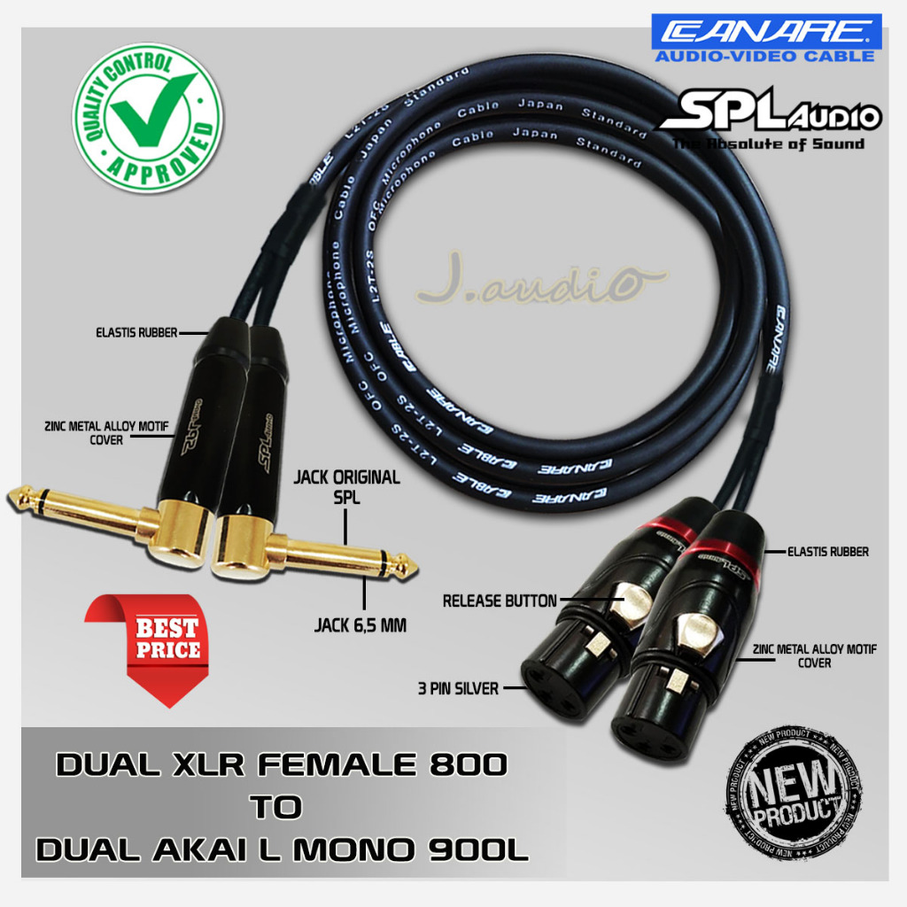 Jual JAPAN STANDARD - Kabel audio / kabel sound terbaik 2x XLR Female ...