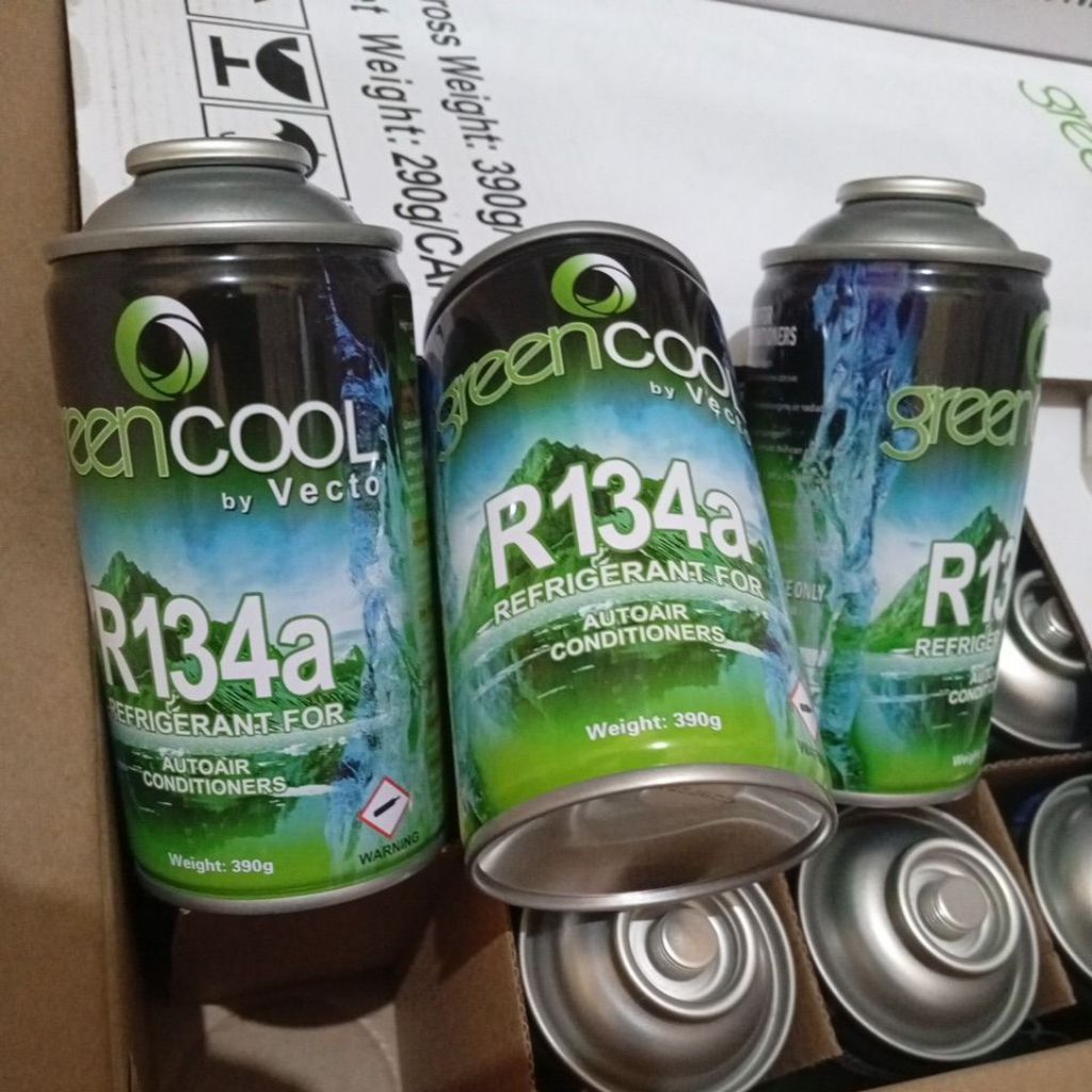 Jual freon kulkas freon ac mobil R134 green cool | Shopee Indonesia