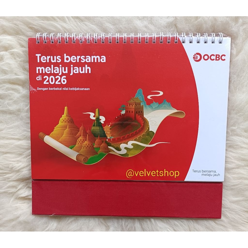 Jual Kalender meja bulanan Monthly Calendar Premium Exclusive Bank OCBC ...