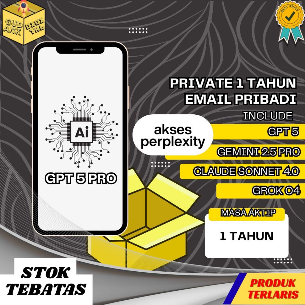 Jual PROMT PEMBANTU GPT5 PRO 1 THUN | Shopee Indonesia