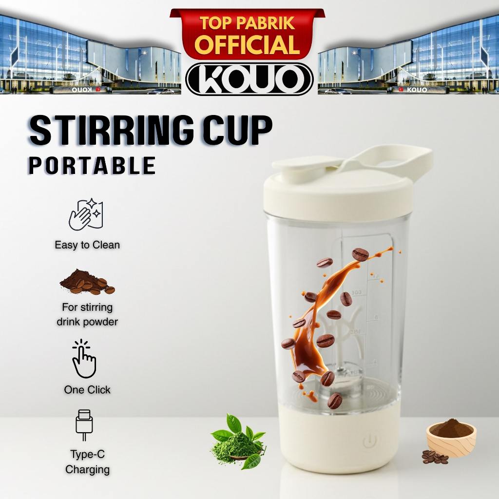 Jual KOUO Portable Stirring Cup Mixer Alat Aduk Otomatis Untuk Minuman ...