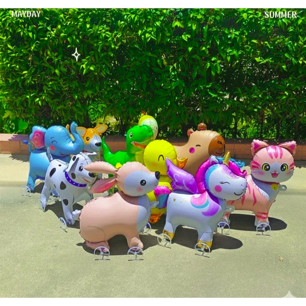 Jual Balon karakter roda/bisa berjalan/balloon character wheels/Walking ...
