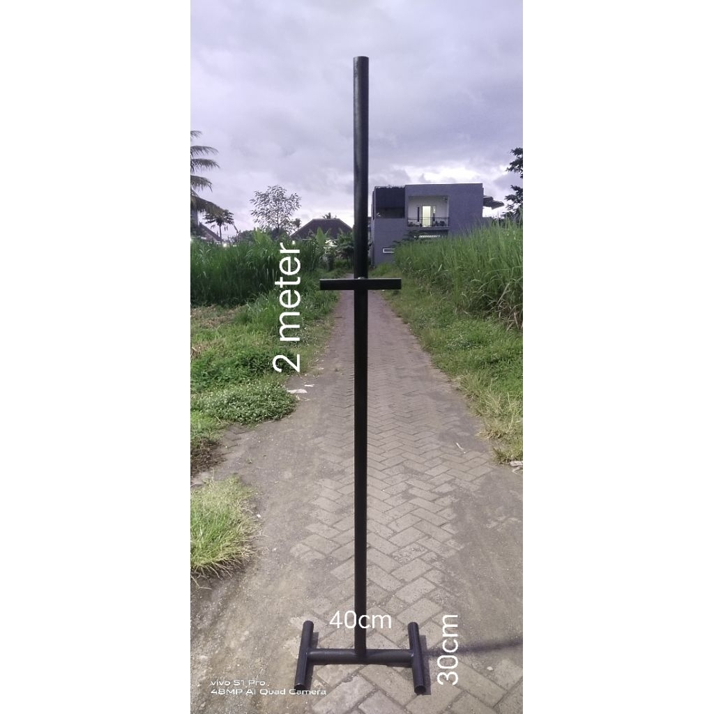 Jual TIANG CONVEX MIRROR HITAM (TIANG SAJA) | Shopee Indonesia