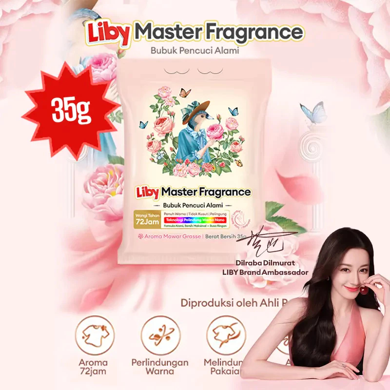 Jual [Halal] - LIBY Deterjen Bubuk Laundry Powder Detergent Pouch (35gr ...