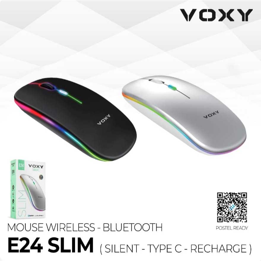 Jual Mouse Combo Wireless & Bluetooth BT Voxy E24 Slim Rechargeable ...
