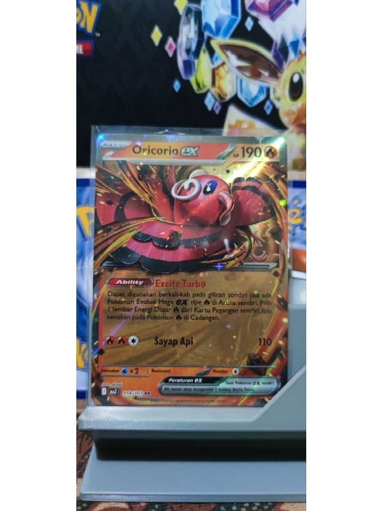 Jual Oricorio ex RR MA2 018/103 Kartu Pokemon TCG Trading Card Game ...