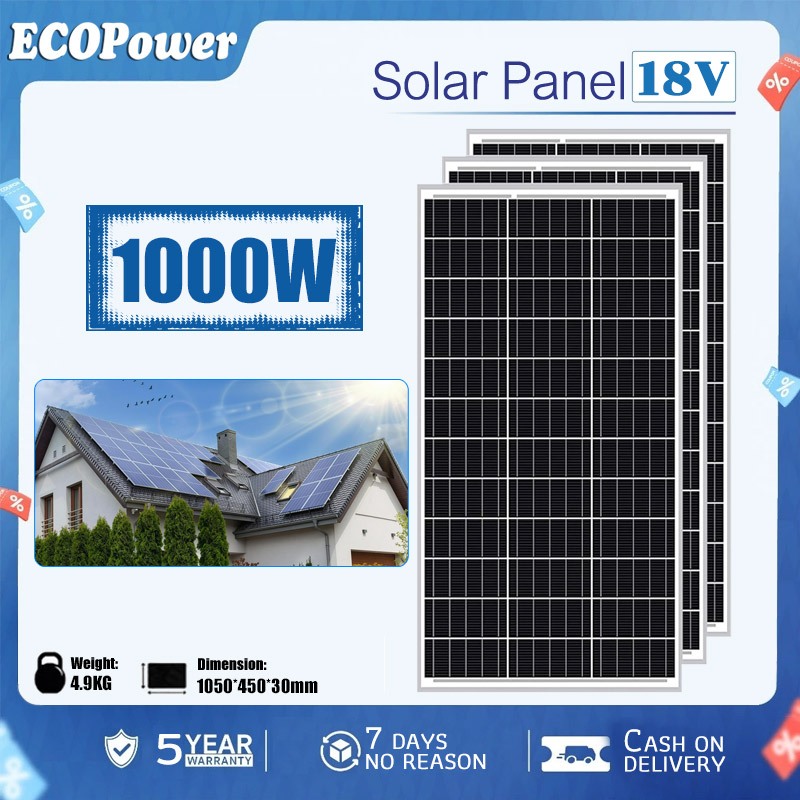 Jual Solar Panel Brand New Monocrystalline Silicon 1000W Solar Panel ...