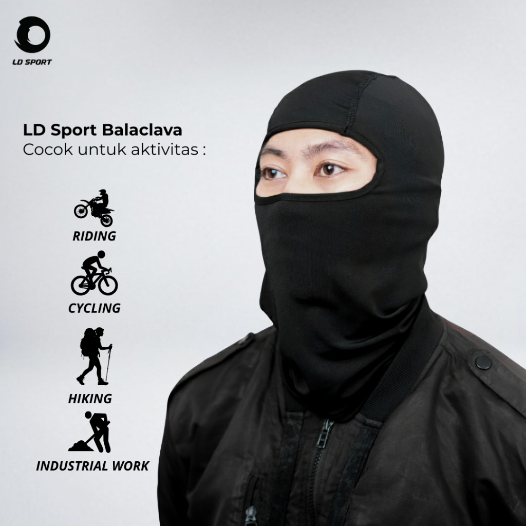 Jual LDS59 - Masker Motor Balaclava Ninja Full Face Masker Gunung ...