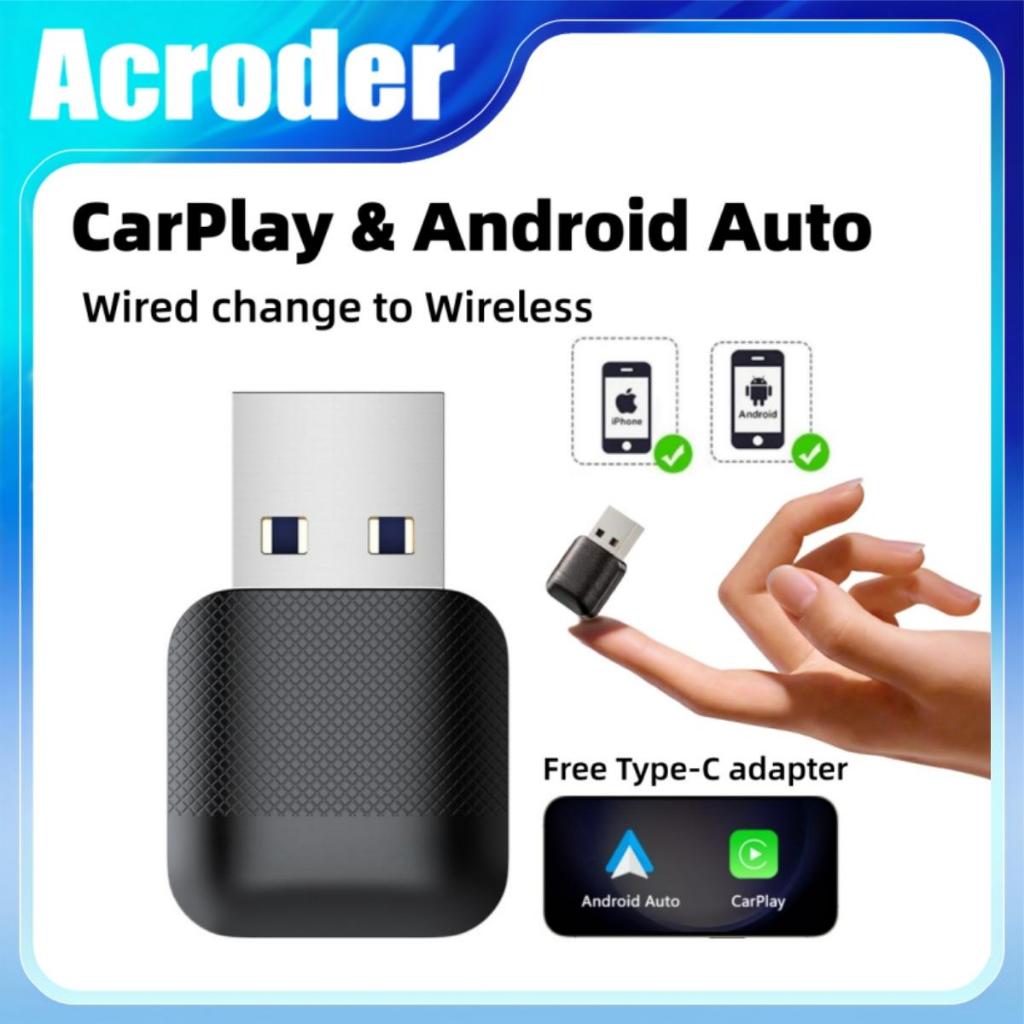 Jual Acroder M10 Wireless CarPlay Android Auto Plug and Play Switch ...