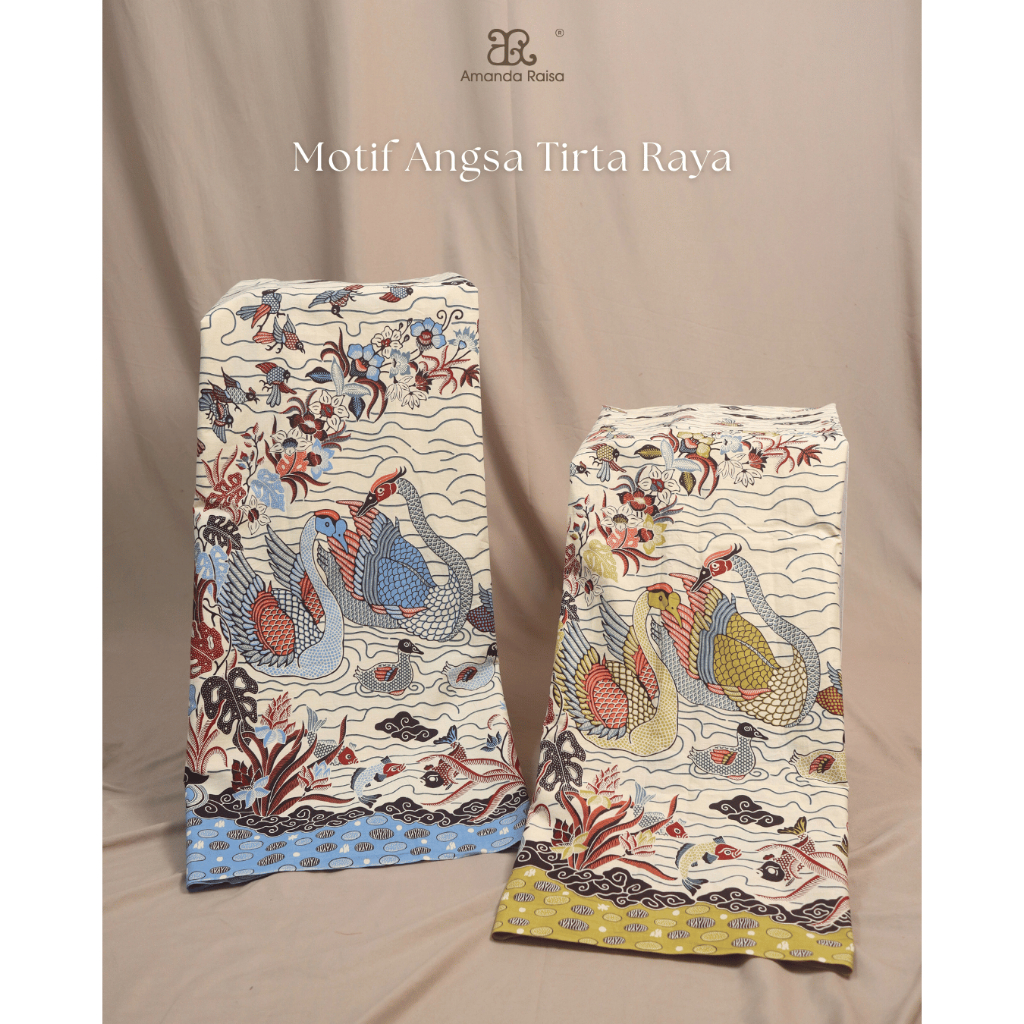 Jual Batik Amanda Raisa Kain Batik Potongan Meteran Motif Angsa Tirta ...
