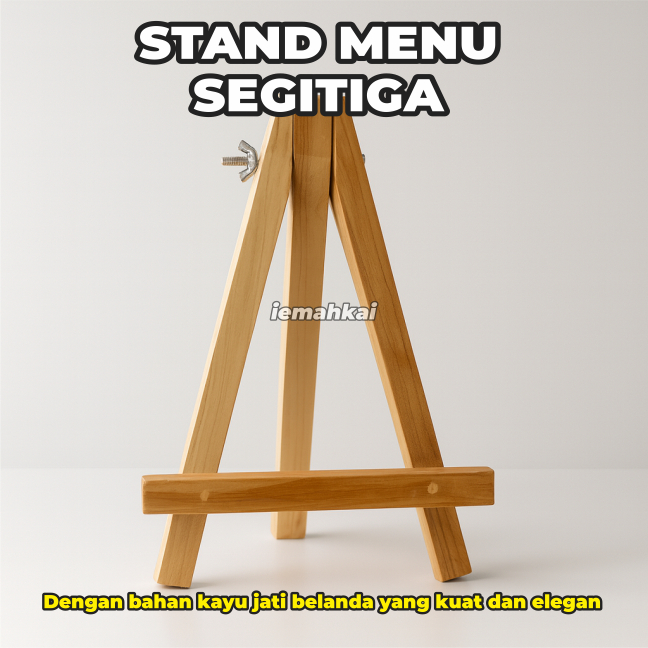 Jual Easel/stand kayu papan menu | Shopee Indonesia