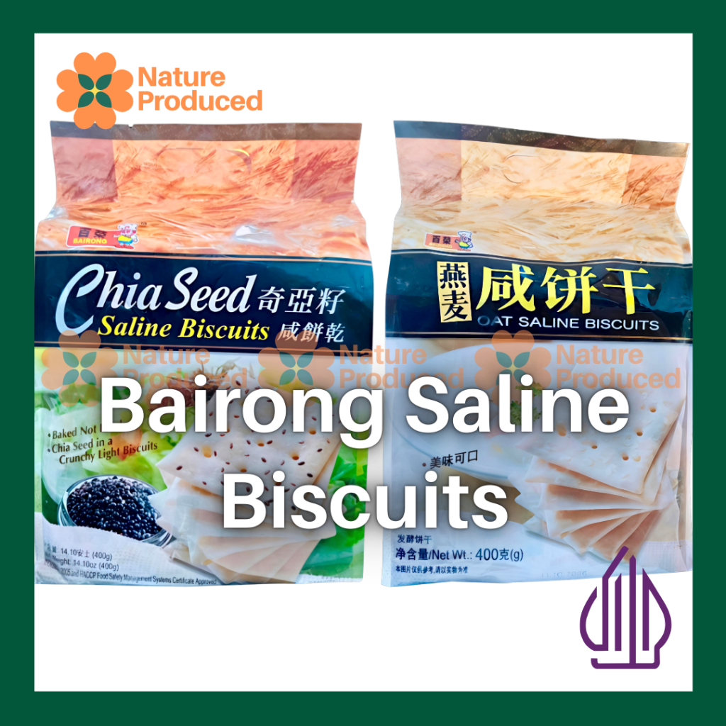 Jual [Bairong] Saline Biscuit - Biskuit Asin Chia Seed & Oat Gandum ...
