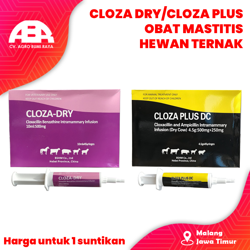 Jual Cloza Dry / Cloza Plus DC obat mastitis hewan ternak | Shopee ...