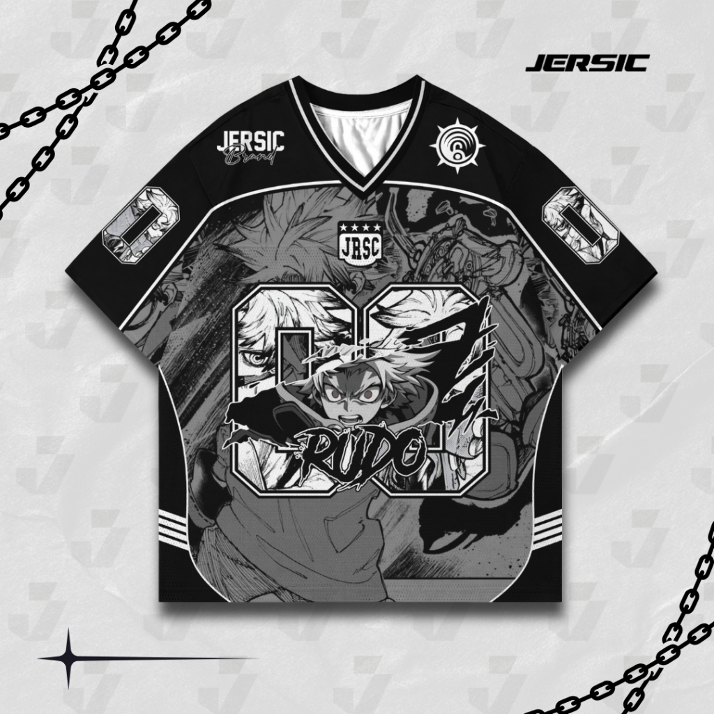Jual Jersey Gachiakuta Rudo 00 Outfit Kaos Oversize Unisex Pria Wanita ...