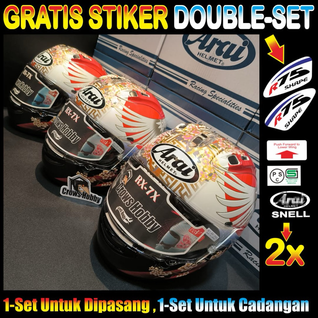 Jual HELM COPY CLONE Premium RX7X Motif TSUBASA | Shopee Indonesia