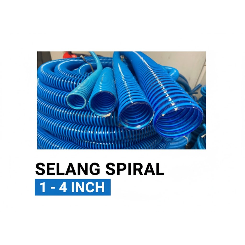 Jual selang spiral 2 inch 1 roll 20 meter selang alkon pompa air tahan ...