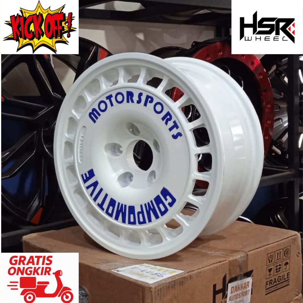 Jual VELG MOBIL COMPOMOTIVE R15 H5X114,3 HSR RL 15 WHITE UNTUK Innova ...