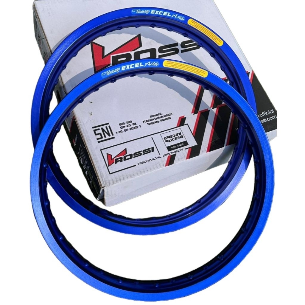 Jual VELG V ROSSI BIRU DRAG BLUE SUDAH DI CUSTOM STIKER TAKASAGO EXCEL ...
