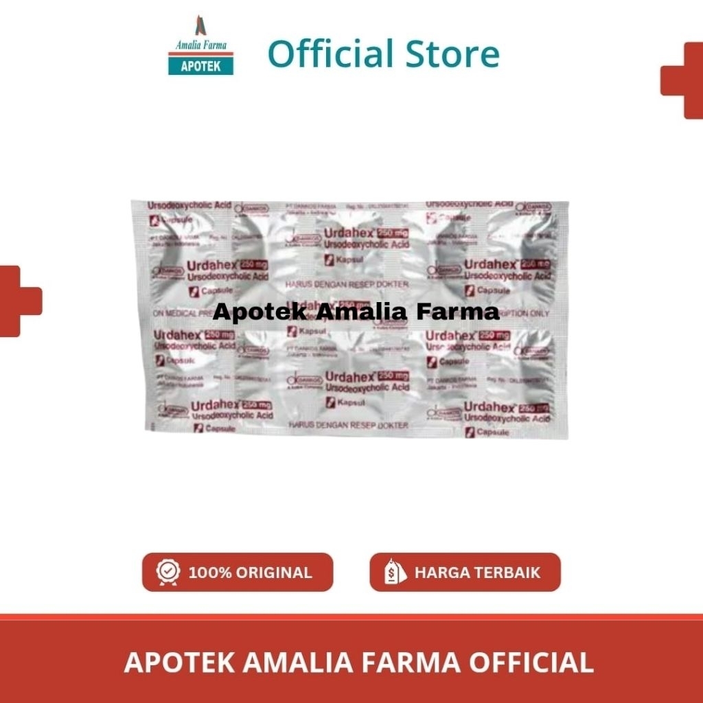 Jual Urdahex 250 Strip 10 kapsul (By Apotek Amalia Farma) | Shopee ...
